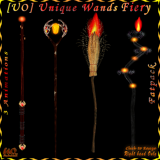 Second Life Marketplace - [UO] Unique Wands - The Fiery Collection ...